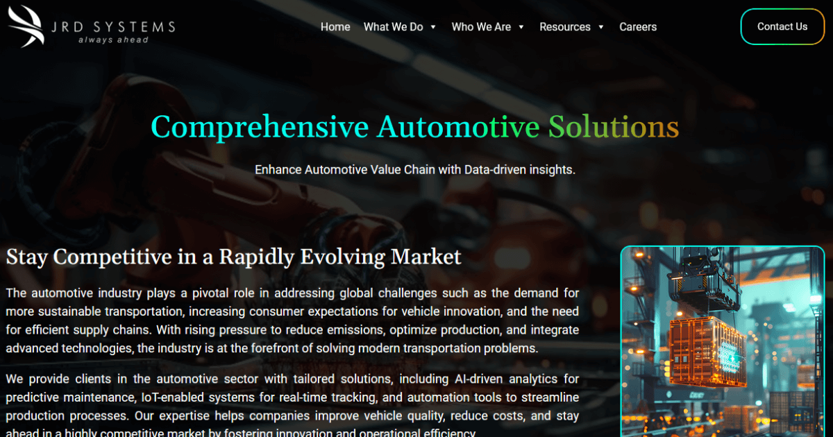 Automotive Solutions | JRD Systems