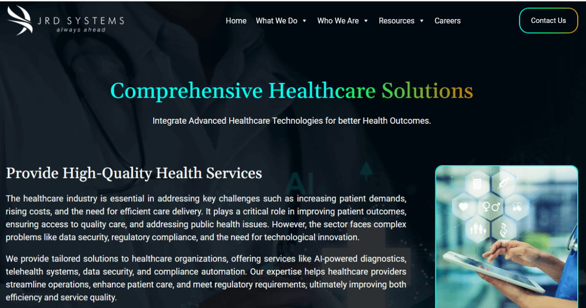 Healthcare Solutions | JRD Systems