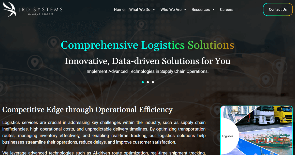 Logistics Solutions | JRD Systems