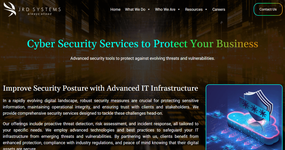 Cyber Security Services | JRD Systems