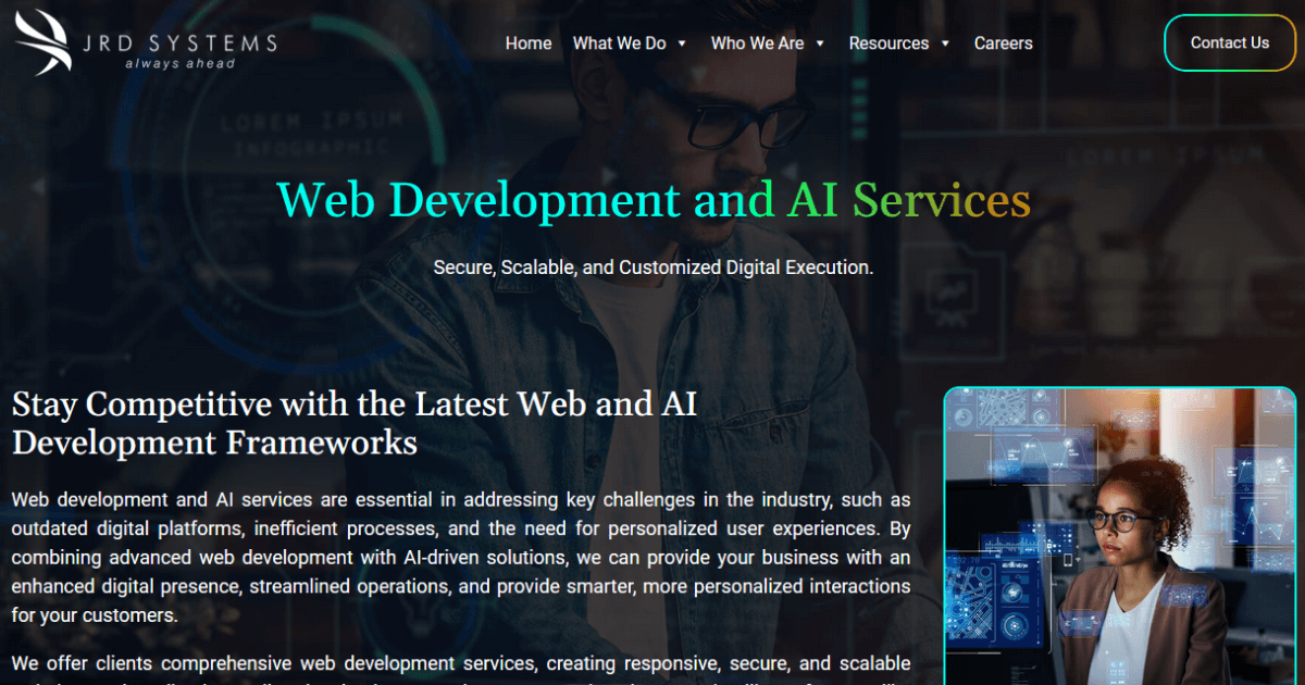 Web Development & AI Services | JRD Systems