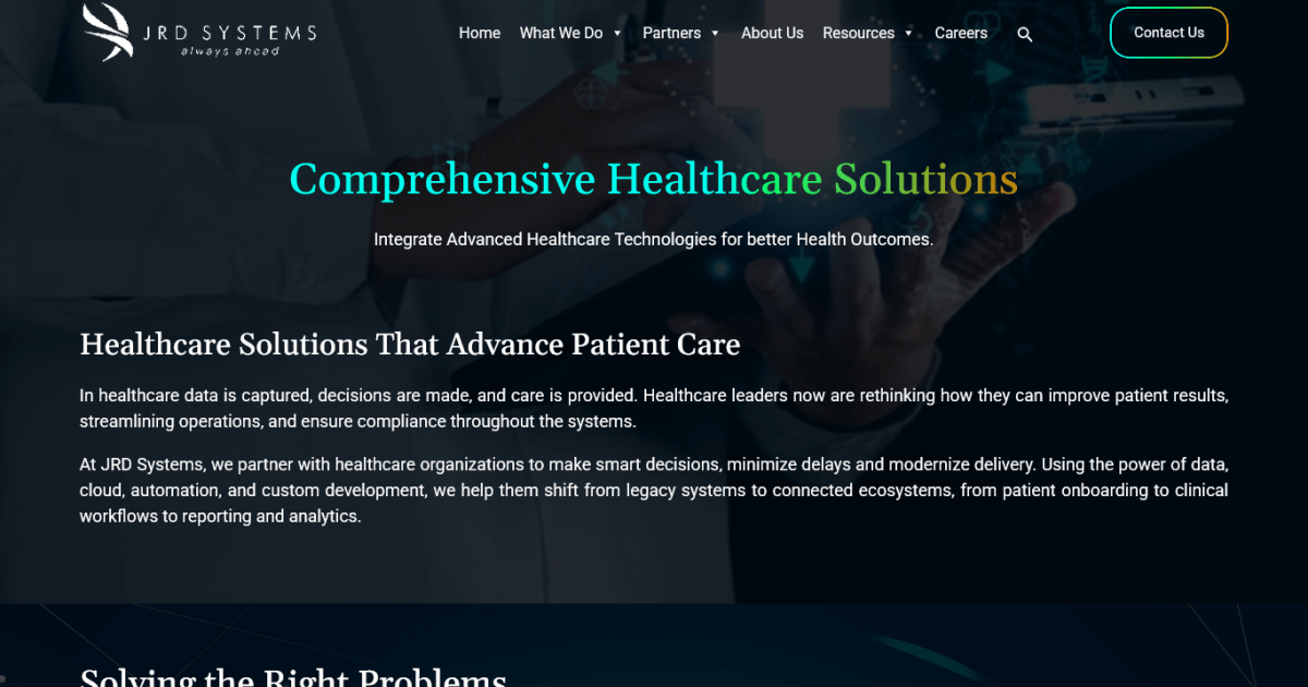 Healthcare Solutions | JRD Systems